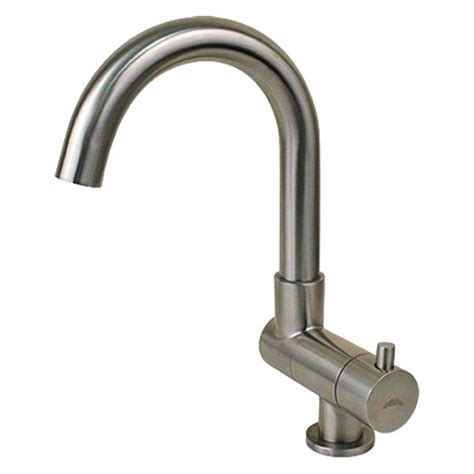 Scandvik® 74125 Brushed Passivated 304 Stainless Steel J Spout Cold