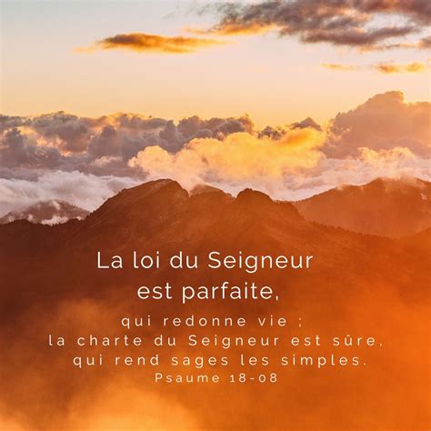 Méditation Sur Le Psaume 18 B 8 11 3° Dimanche De Carême Unité