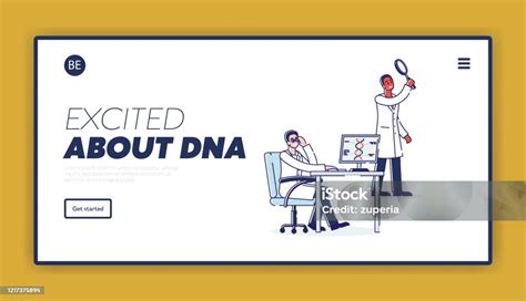 Génie Génétique Diagnostic Concept De Recherche Sur Ladn Des Molécules Page Datterrissage Du