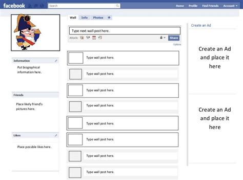 Facebook Assignment Template