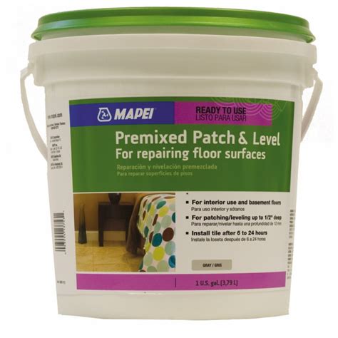 Mapei Gray And Silver Indoor Floor Patch And Leveler At