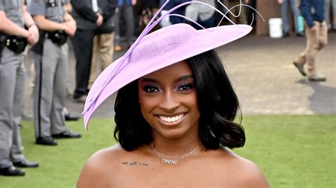Simone Biles Leaves Fans Divided With Cringey Kentucky Derby Antics As They Beg Please Dont