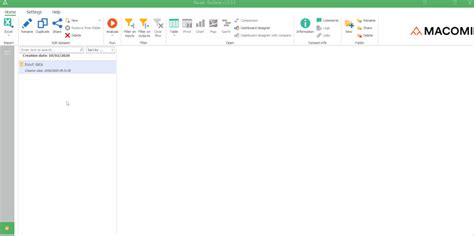Basic Dataset Operations Macomi