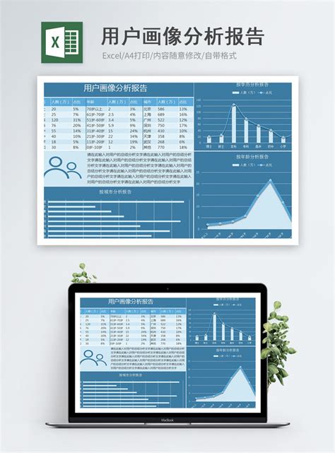 User Portrait Analysis Report Excel Template Excel Templetefree