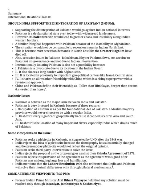 International Relations Class 03 180823html Pdf Taliban International Relations