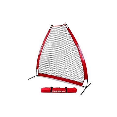 Powernet 7 Foot Portable Pitching Screen A Frame Baseball Pitcher Protection Instant Player