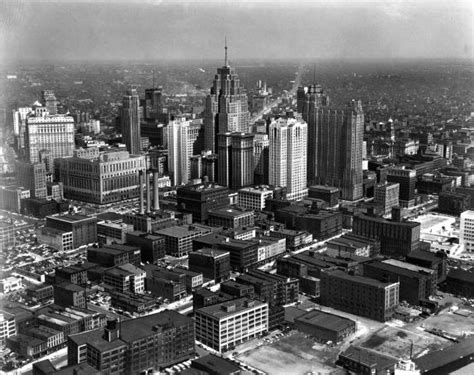 Downtown Detroit Michigan 1950 A Brief History Of Housing In Detroit