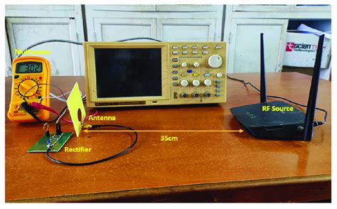 Calibration Setup For The Fabricated Rectenna Download Scientific