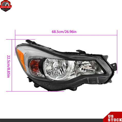 For 2012 2015 Subaru Impreza Headlight Headlamp Assembly For 2013 2016