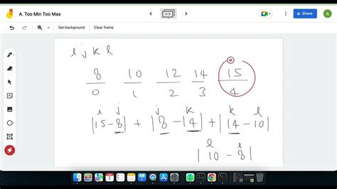 Codeforces Contest 1934 Problem A A Too Min Too Max Youtube