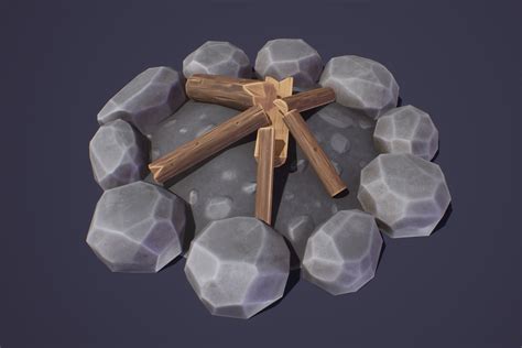 Stylized Campfire 3d Props Unity Asset Store