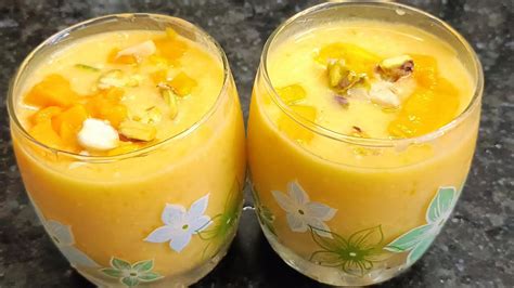Mango Lassi Desi Style Me Bht Delicious Shayad Hi Apne Kavi Try Kiya