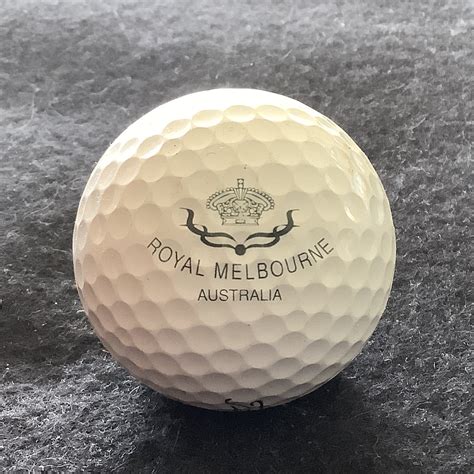 Royal Melbourne Golf Club — Golf Club Logo Balls