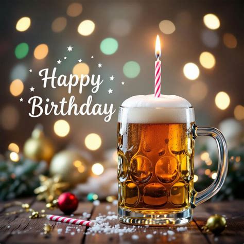 Happy Birthday Beer Images Ai Generated And Customisable