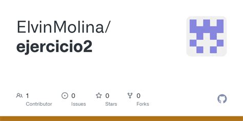 GitHub ElvinMolina Ejercicio