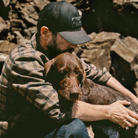 Filson Logger Mesh Cap Black A Durable Cap With Mesh Back For