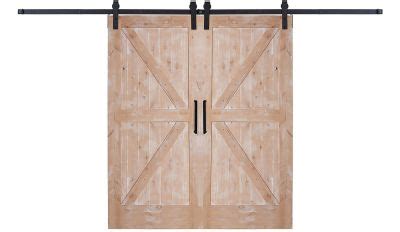 Chevron Double Barn Door Rustica