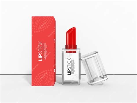 Maqueta De Marca De Lápiz Labial Cosmético Archivo Psd Premium