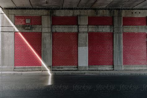 Shaft Of Light In Highway Underpass By Stocksy Contributor Raymond