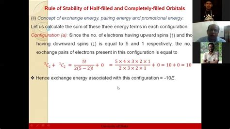 Mastering The Rules Of Stability Half Filled And Completely Filled