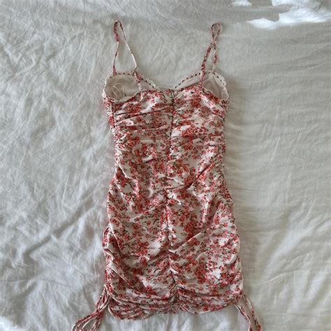 Cael Mini Dress In Pink Super Cute Floral Mini Depop