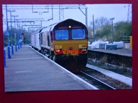 Photo Br Class 66 Diesel Loco No 66119 £190 Picclick Uk