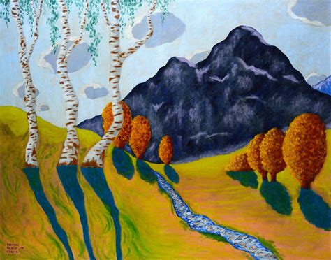 Teodoro Wolf Ferrari Venezia 1878 Treviso 1945 Paesaggio Con Betulle Auction