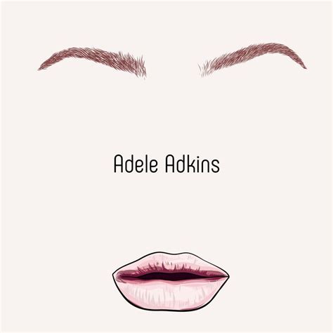 Adele Portraitlips Adele Adele Adkins Portrait