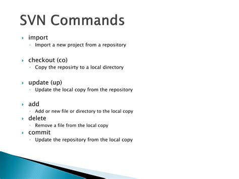 ppt subversion svn powerpoint presentation free download id 3378870
