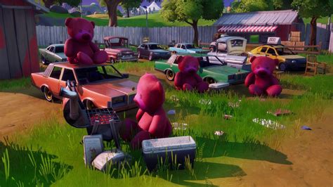 How To Carry A Fortnite Giant Pink Teddy Bear Found In Risky Reels