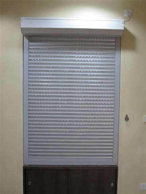 Custom Automatic Motorized Aluminium Electric Window Hurricane Roller