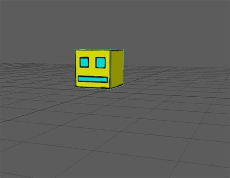I Made The Cube Using Maya And Photoshop Rgeometrydash