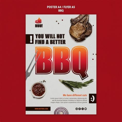 Free Psd Bbq Template Design