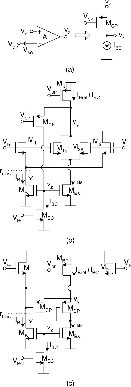 Figure 1 From Single Transistor High Impedance Tail Current Source With