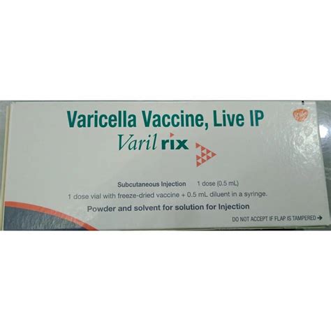 05ml Varilrix Varicella Vaccine Live Ip At ₹ 165piece Nagpur Id