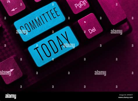 Writing Displaying Text Committee Concept Meaning Group Of People Appointed For A Specific