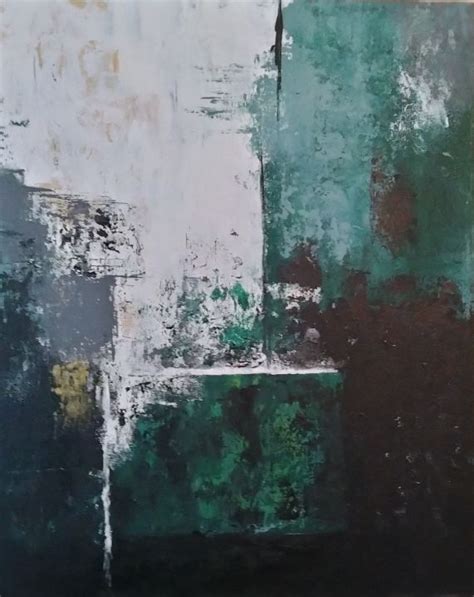 Green Black Abstract Myartbeat Paintings And Prints Abstract