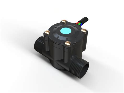 Water Flow Sensor Sensor De Fluxo 3d Cad Model Library 48 Off