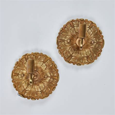 Pair Of Vintage Brass Sconces Chairish