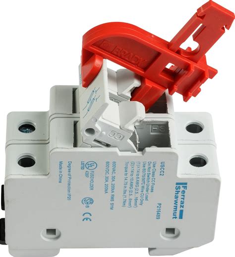 Ussc2 Modular Fuse Block Lockout Device 149282 Red Brady Fuse Lockout Pack Of 2 Brady Corp