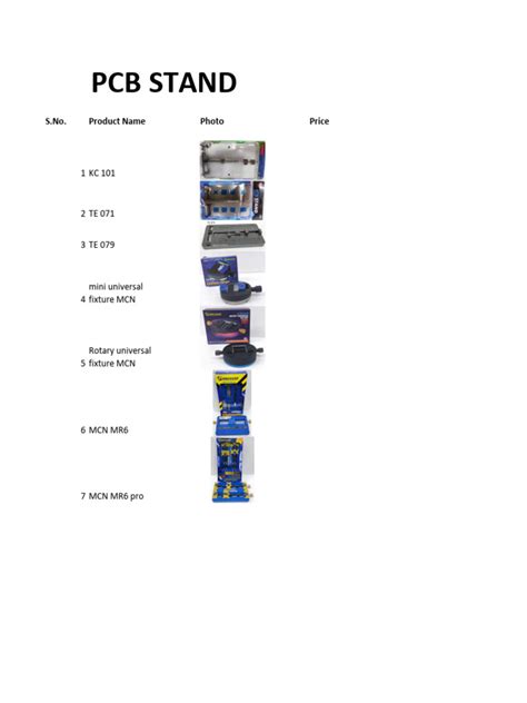 Mobile Pcb Holder Pdf