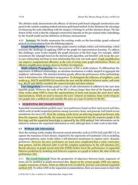Paper Notes Graph Neural Networks In Recommender Systems A Survey