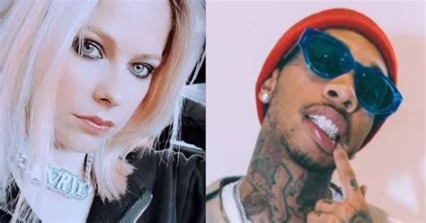 Rhymes With Snitch Celebrity And Entertainment News Arvil Lavigne Keeping Tygas 80k Chain