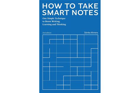 How To Take Smart Notes Annen Ch