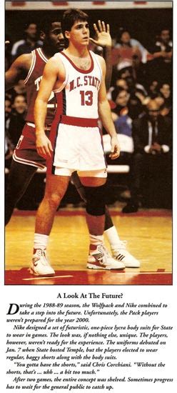 Photo Chris Corchiani Unitard Tar Heel Times