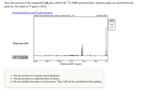 Solved Draw The Structure Of The Compound C4h6 That