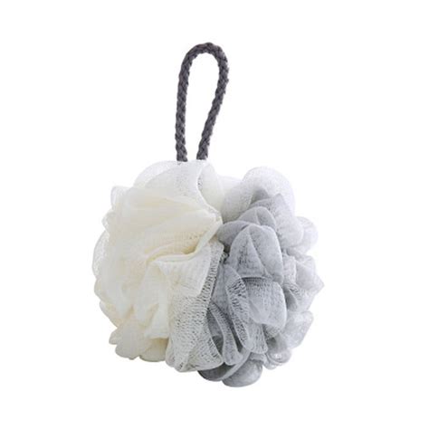 Rnemite Amo Shower Loofahs Large Bath Sponge Mesh Pouf Wash Puff Shower
