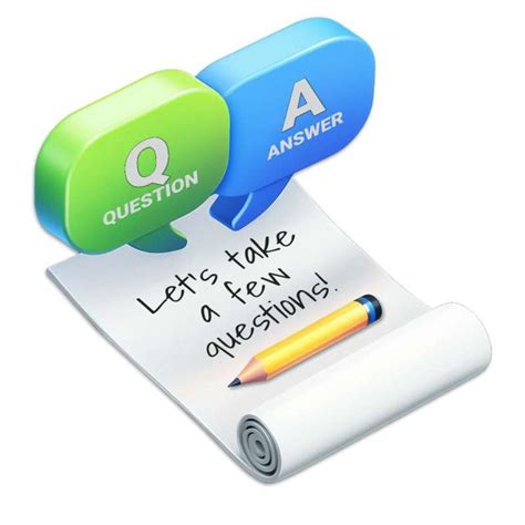 Question And Answer Session Notepad Clipart Question And Answer Any