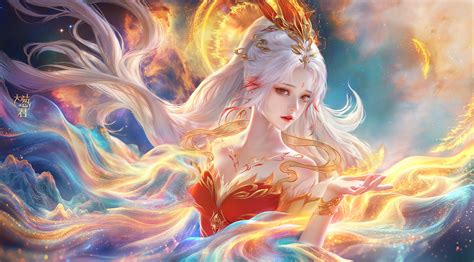 完美世界火灵儿大葱君 站酷zcool