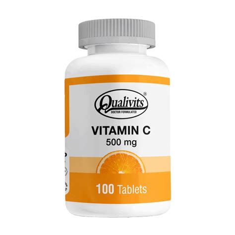 Vitamina C 500 Mg X 100 Tabletas Qualivits Odín Uruguay